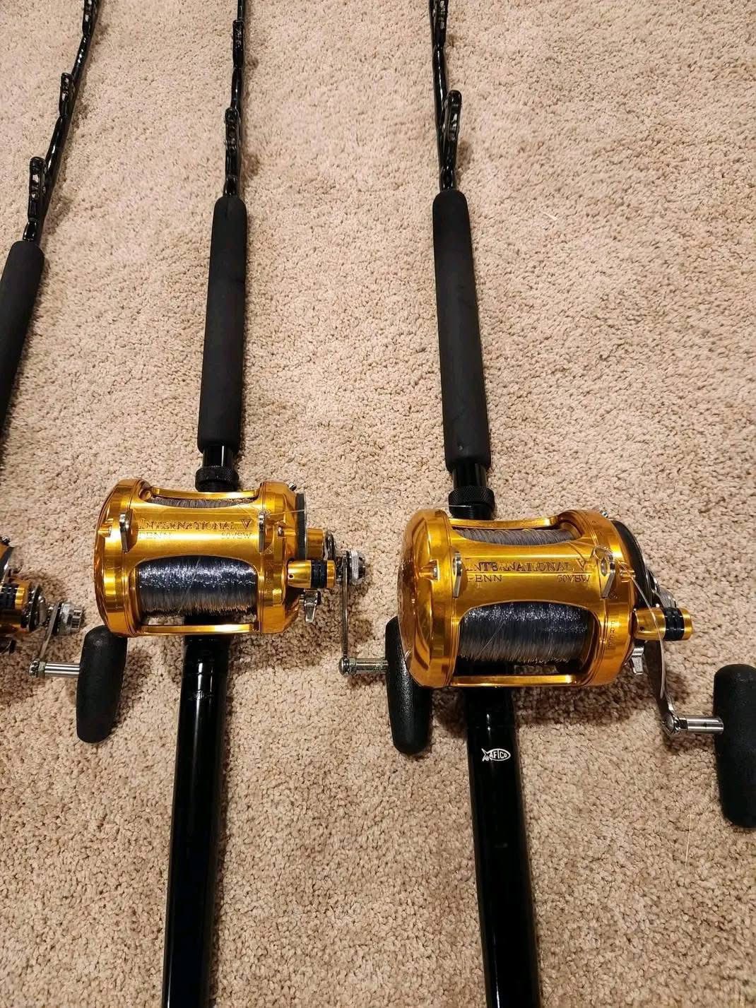 Penn International 50VSW two-speed reels Combos – fishingreelrods.com